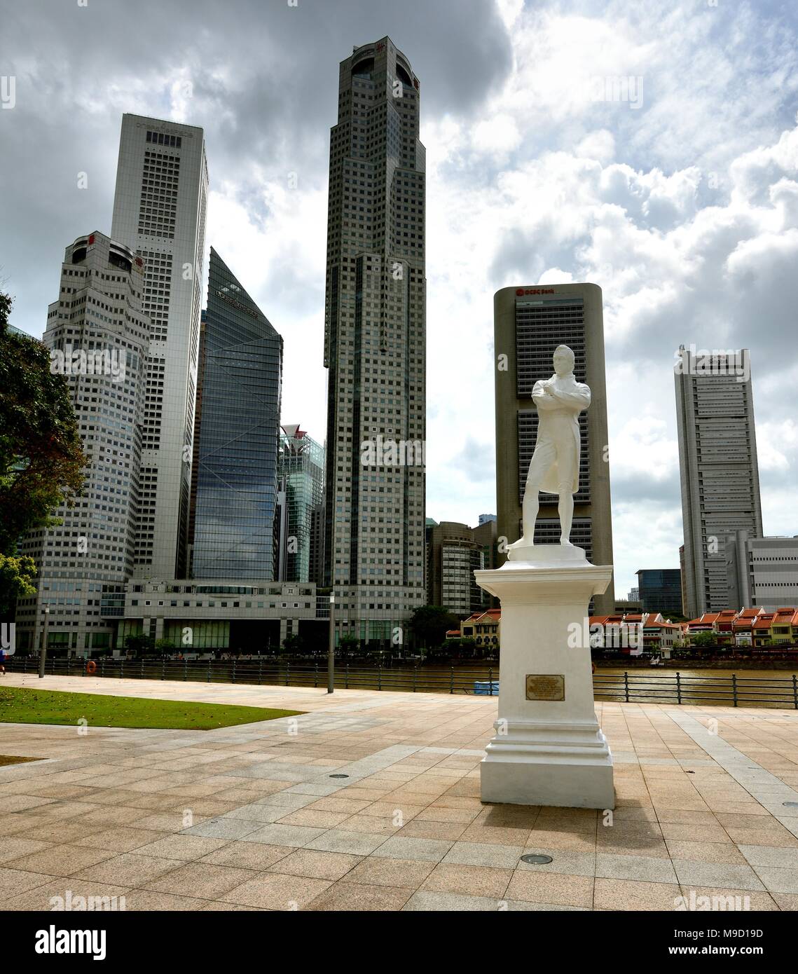 The Traditional and modern buildings of Singapore Stock Photo - Alamy