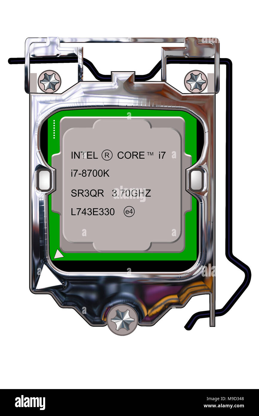 Intel Cpu Cut Out Stock Images & Pictures - Alamy