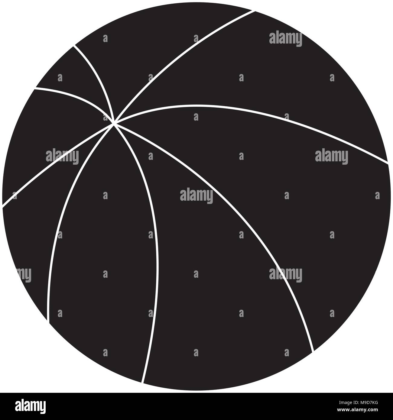 summer ball icon over white background, vector illustration Stock ...