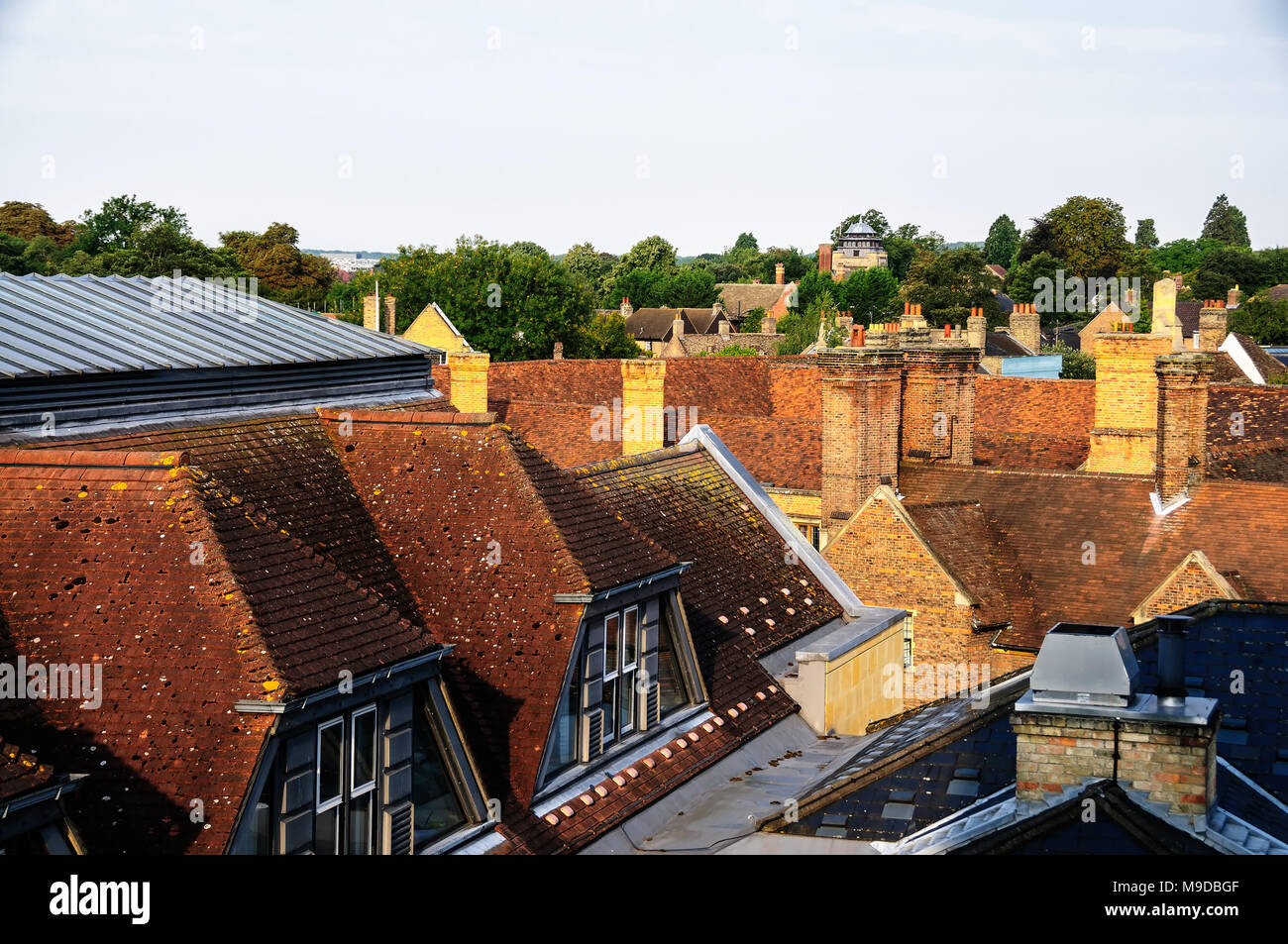 Cambridge uk roof tops hi-res stock photography and images - Alamy