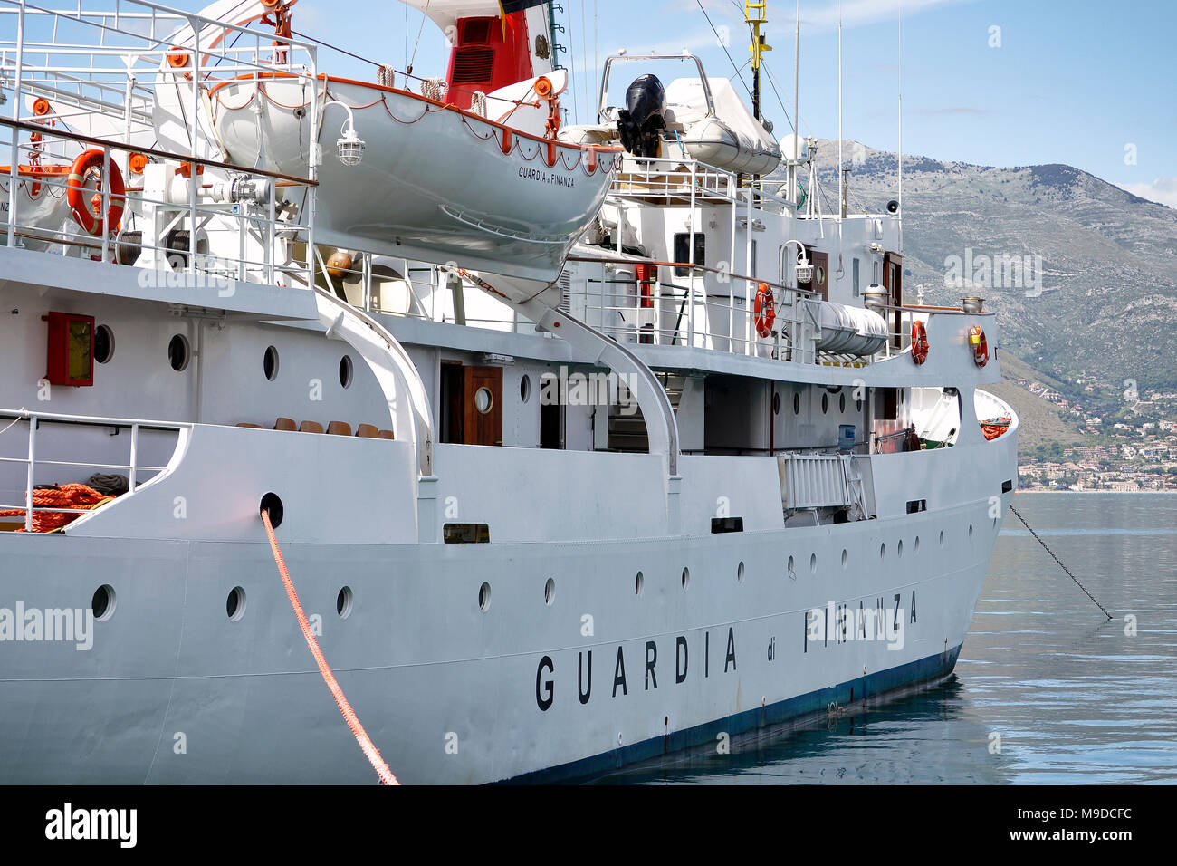 The "Giorgio Cini" is the flagship of the naval fleet of the italian ...