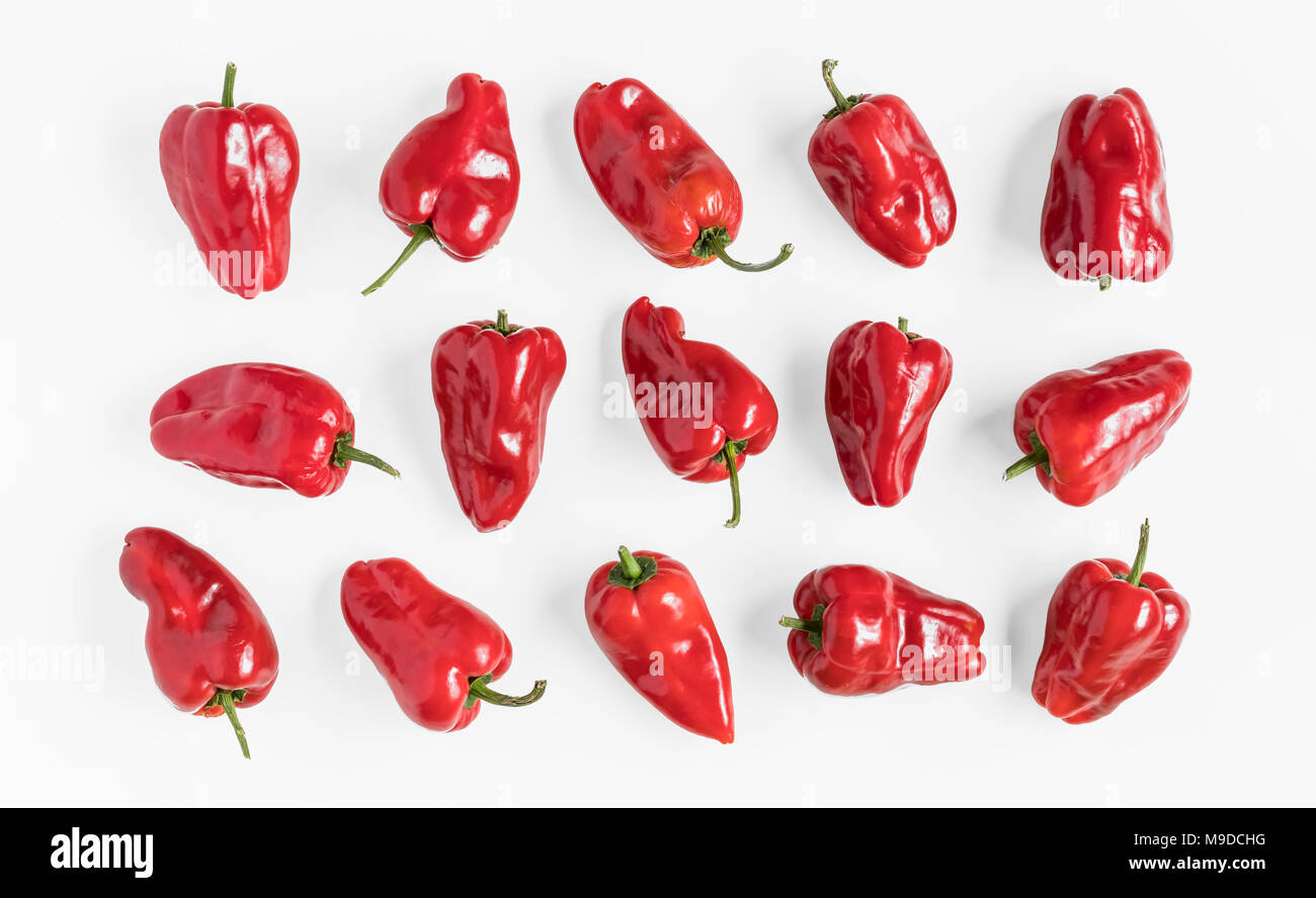 Flat lay red Cut Out Stock Images & Pictures - Alamy