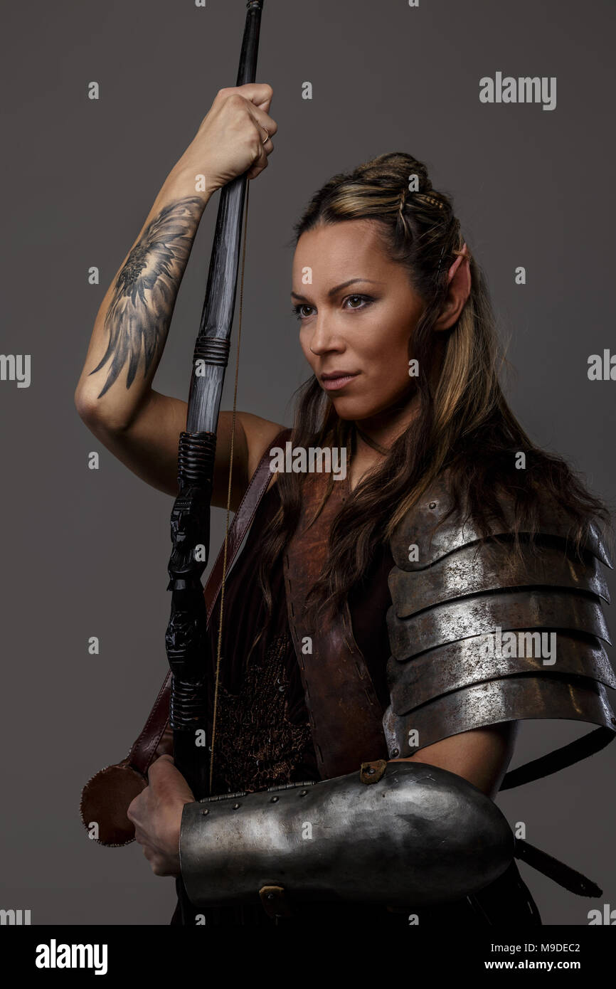 Woman Warrior Sword High Resolution Stock Photography and Images - Alamy