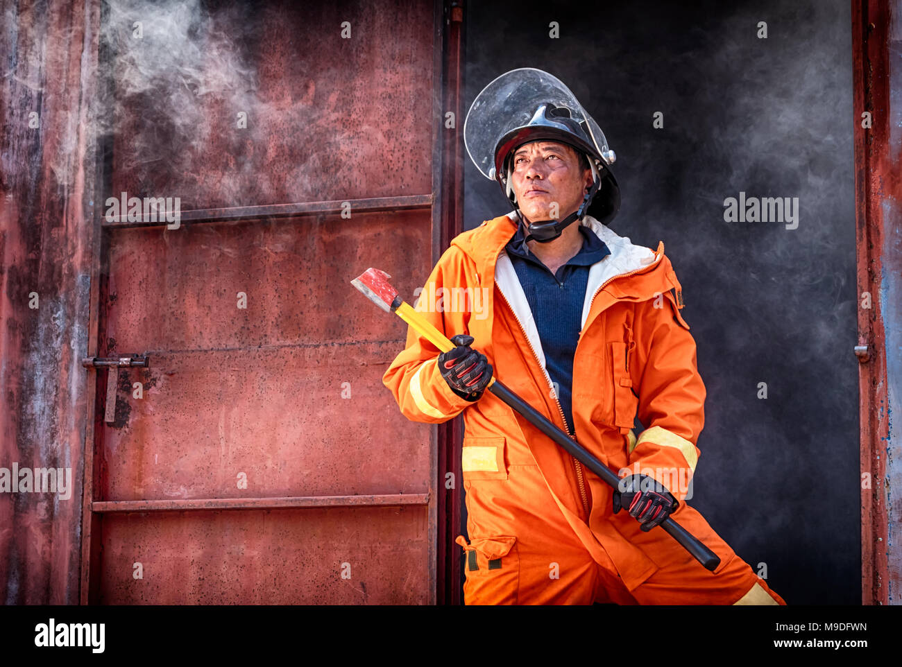 Fireman axe hi-res stock photography and images - Alamy