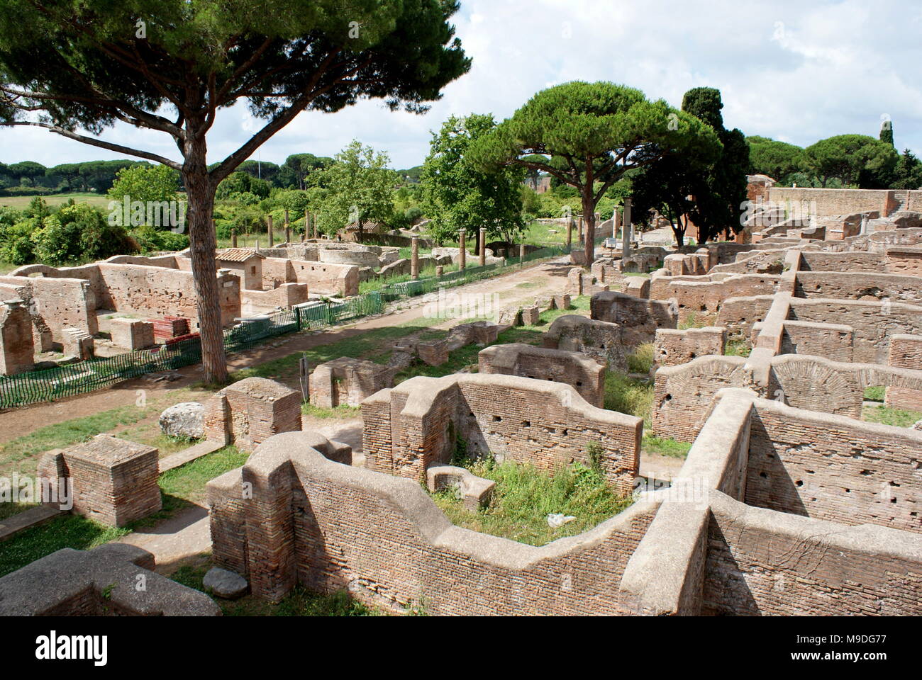 Ostia Antica archaeological site, the location of the harbour city of ...