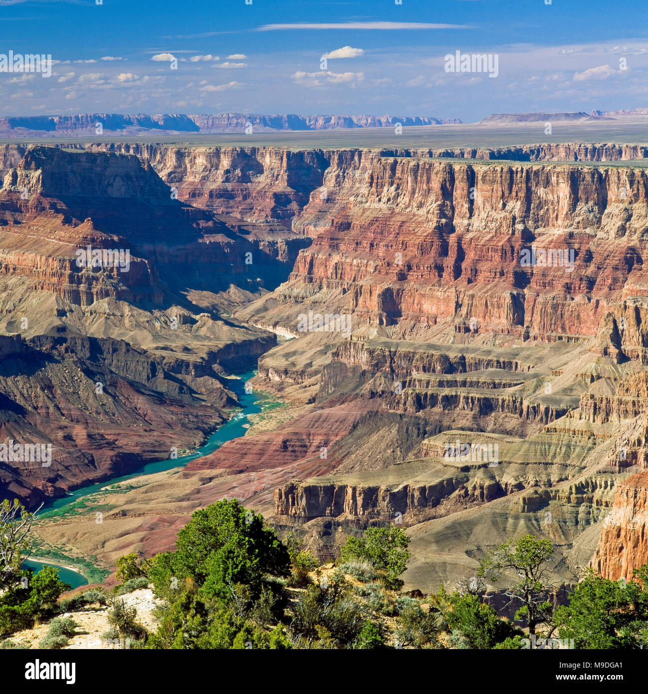 grand canyon at desert view overlook on the south rim of grand canyon ...