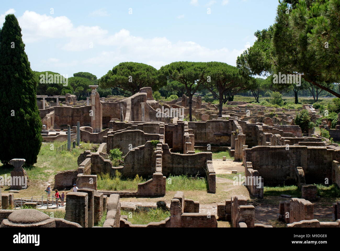 Ostia Antica archaeological site, the location of the harbour city of ...