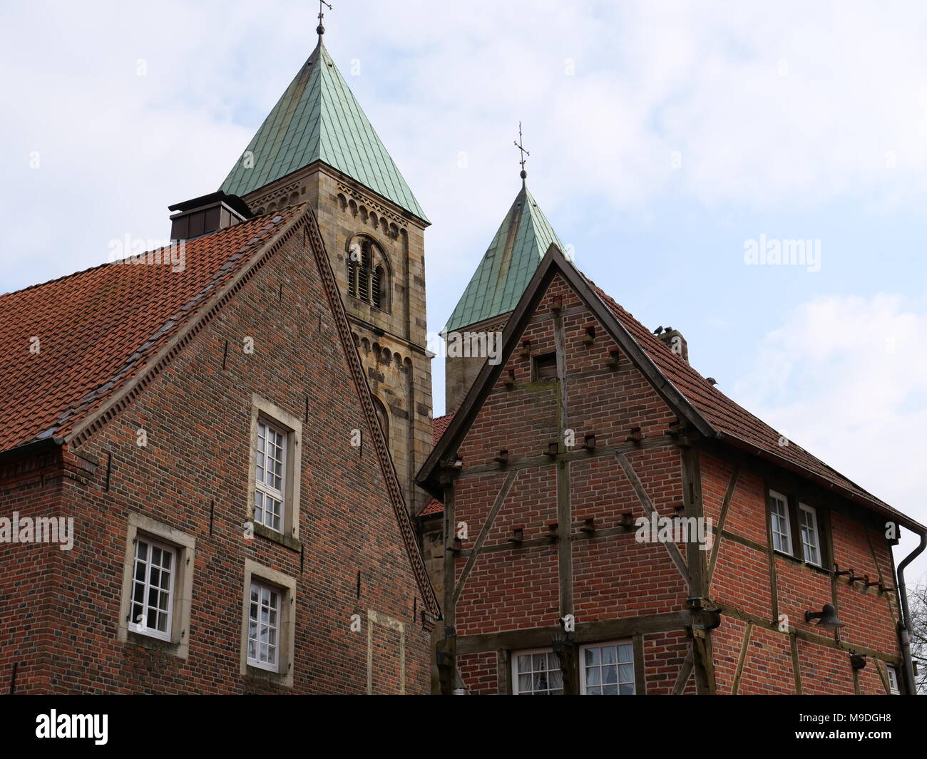the small village of legden in germany Stock Photo - Alamy