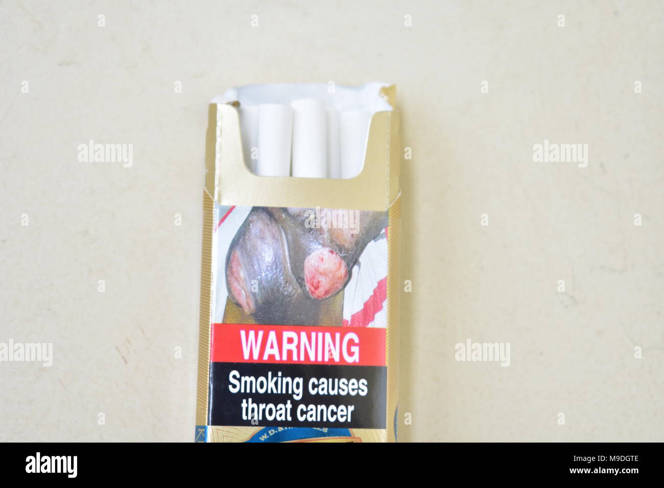 Cigarette pack warning hi-res stock photography and images - Alamy