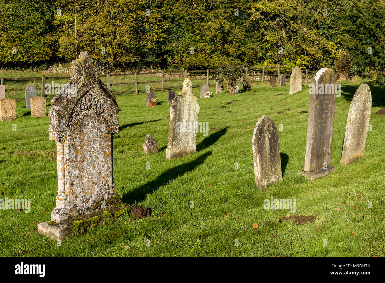 Gravestones village hi-res stock photography and images - Alamy