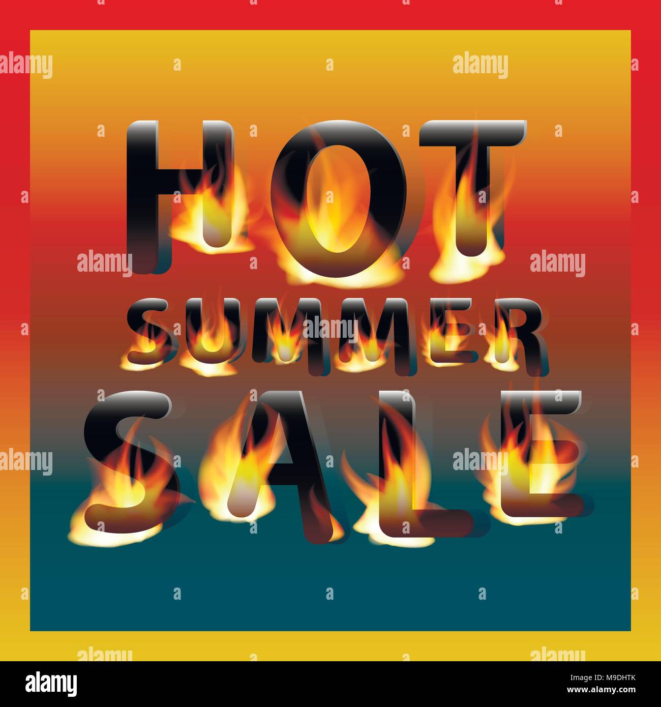 Hot summer Stock Vector Images - Alamy