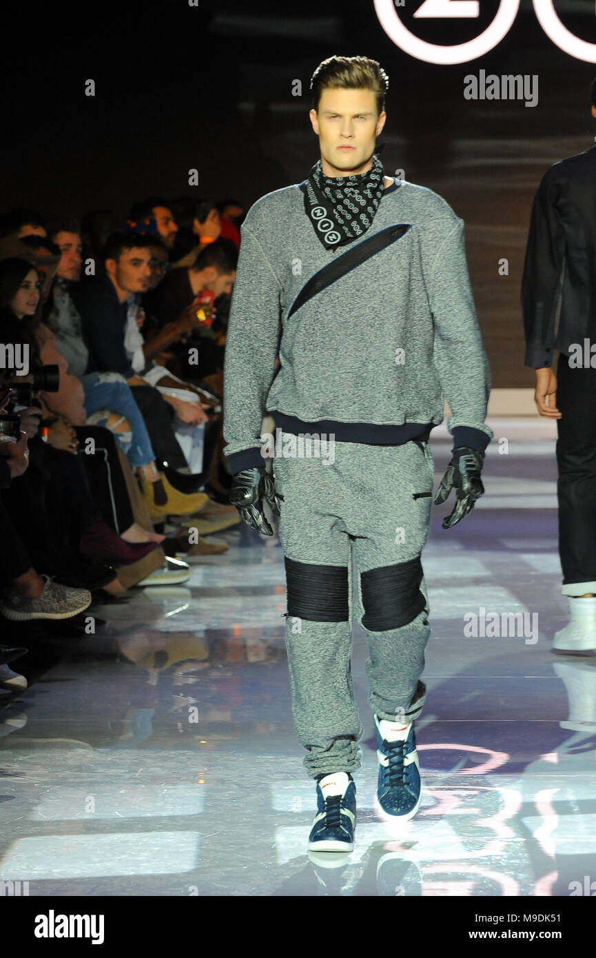 Fashion models represent new Fall/Winter 2018 ZIN MOTOWEAR collection ...