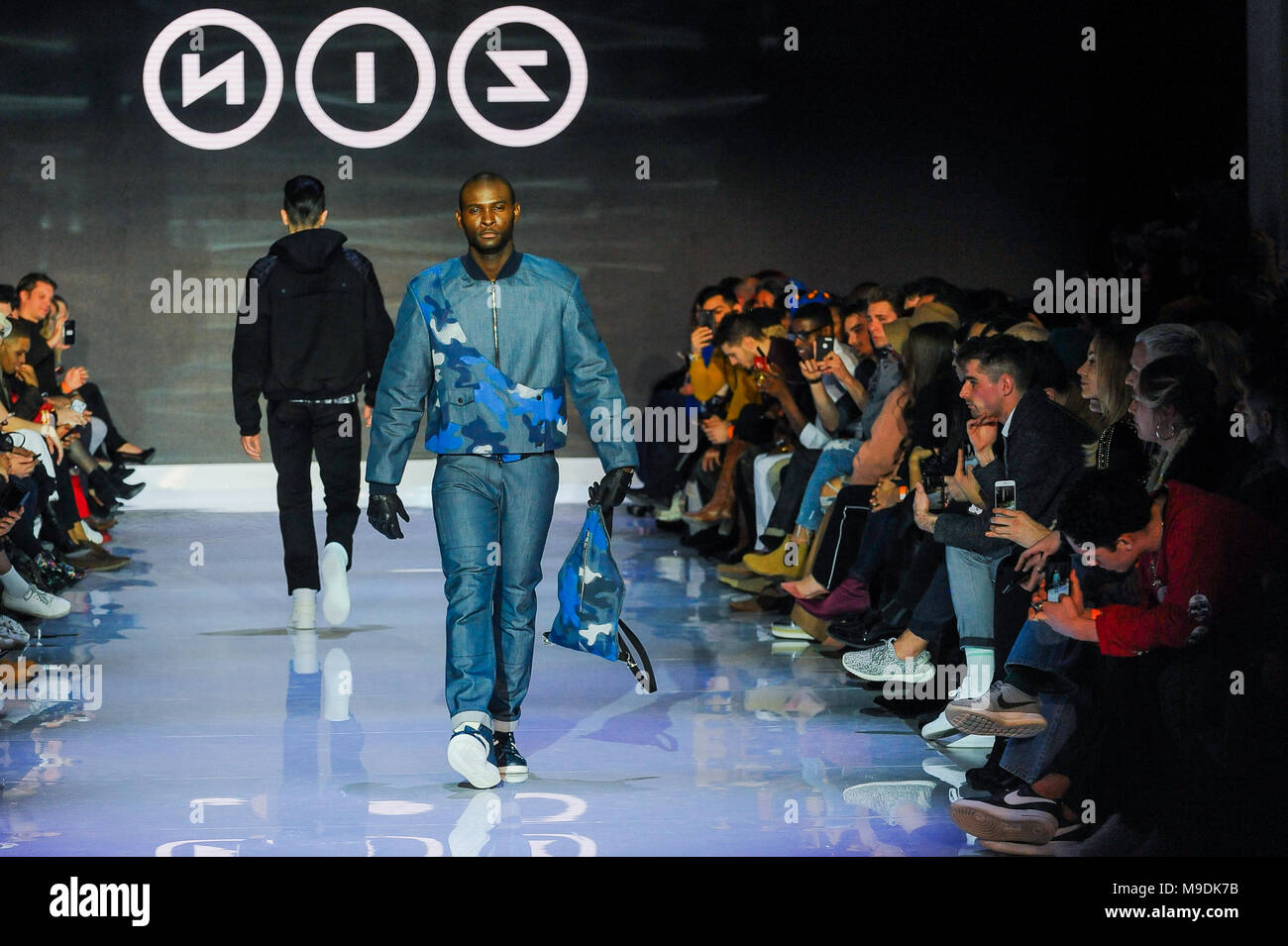 Fashion models represent new Fall/Winter 2018 ZIN MOTOWEAR collection ...