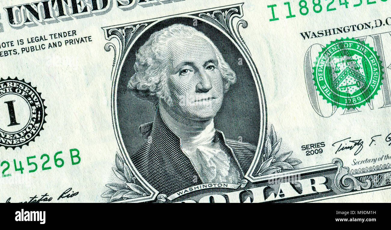 Banconota Da Un Dollaro Di George Washington