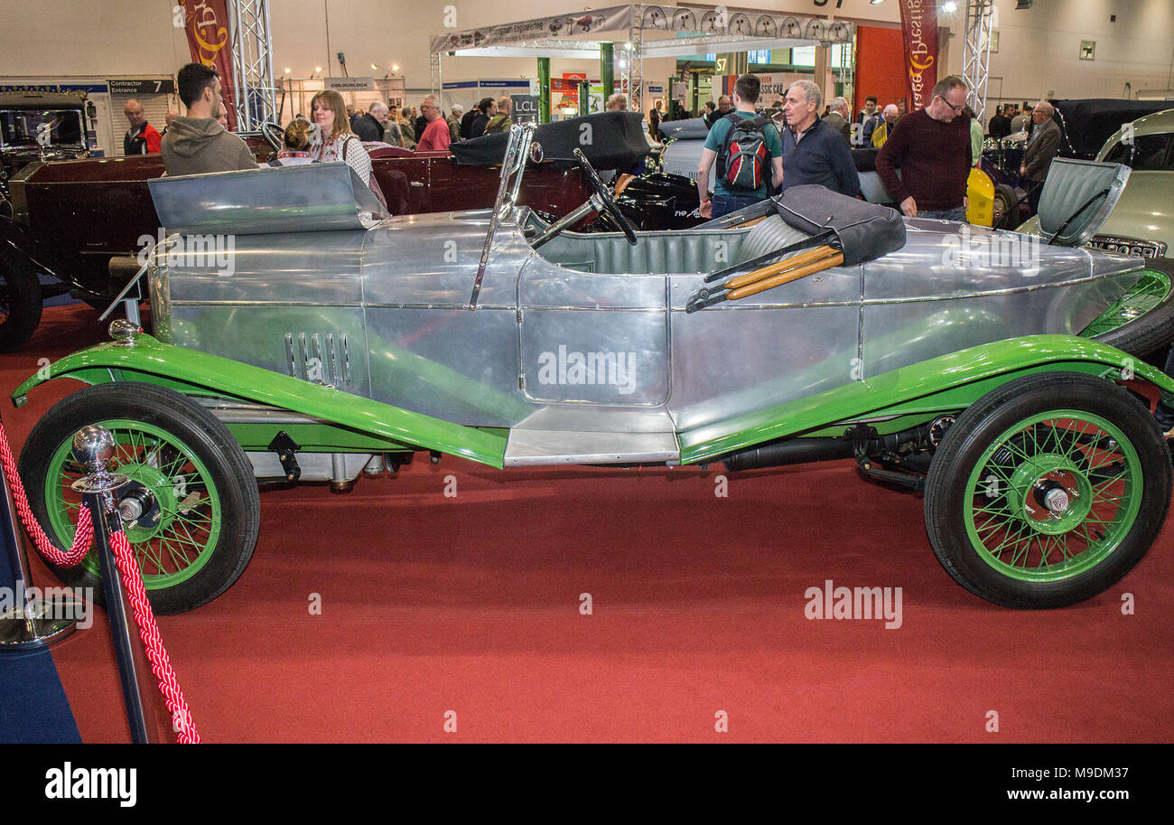 1923 Alvis 12/40 Ducks Back Tourer at the London Classic Car Show 2018 ...