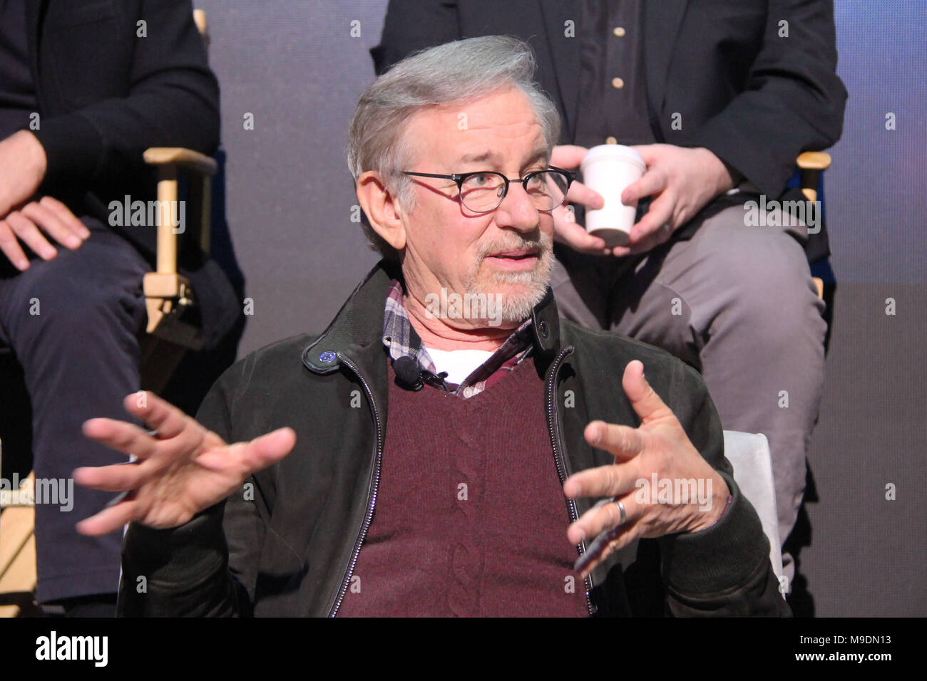 Steven Spielberg 03/15/2018 “Ready Player One” Press Junket held at the ...