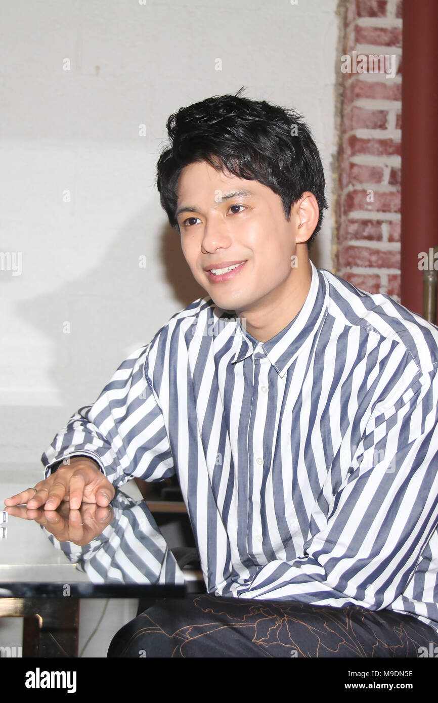 Win Morisaki 03/15/2018 “Ready Player One” Photocall held at the Goya Studios in Los Angeles, CA ...