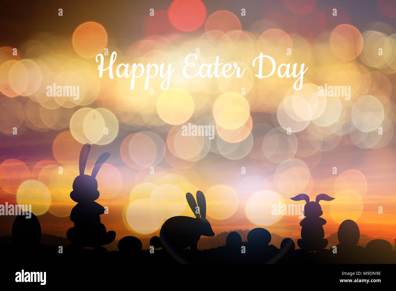 White rabbit silhouette illustration hi-res stock photography and ...