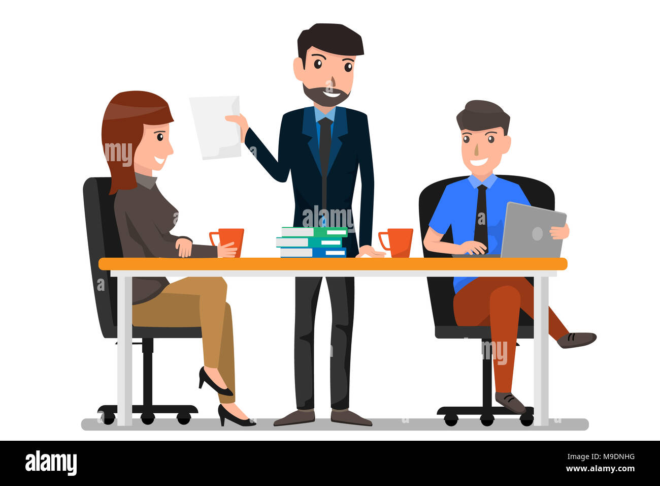 Teamwork and communication between co-workers, friendly environment for ...