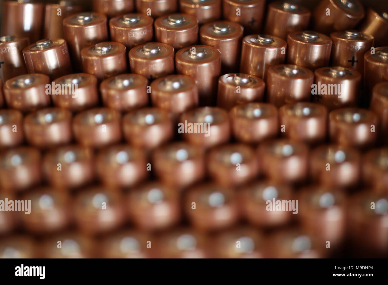 collection of double a batteries Stock Photo - Alamy