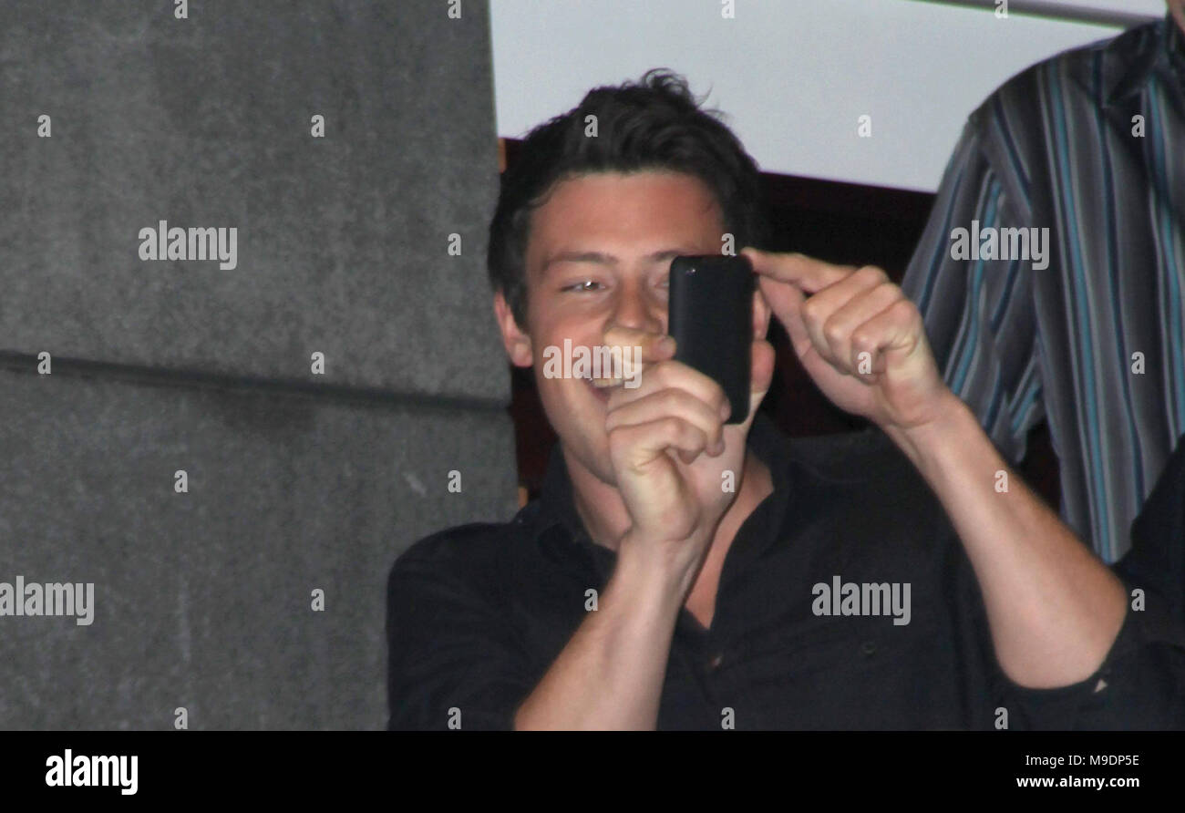 Cory Monteith celebrating the release of the smash hit CD, glee - the ...