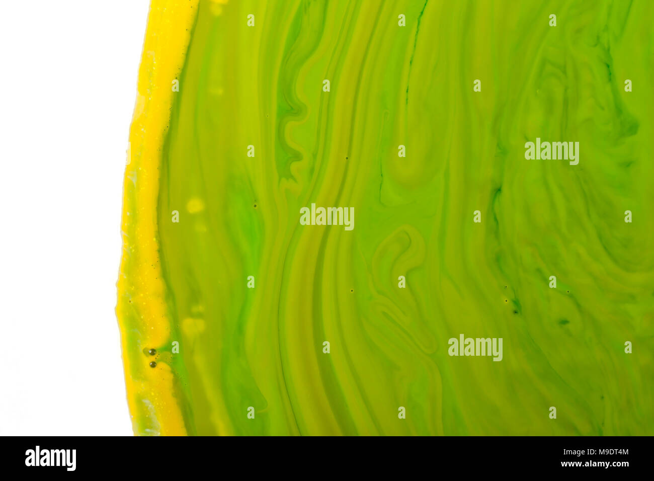 Yellow green color mixture hi-res stock photography and images - Alamy