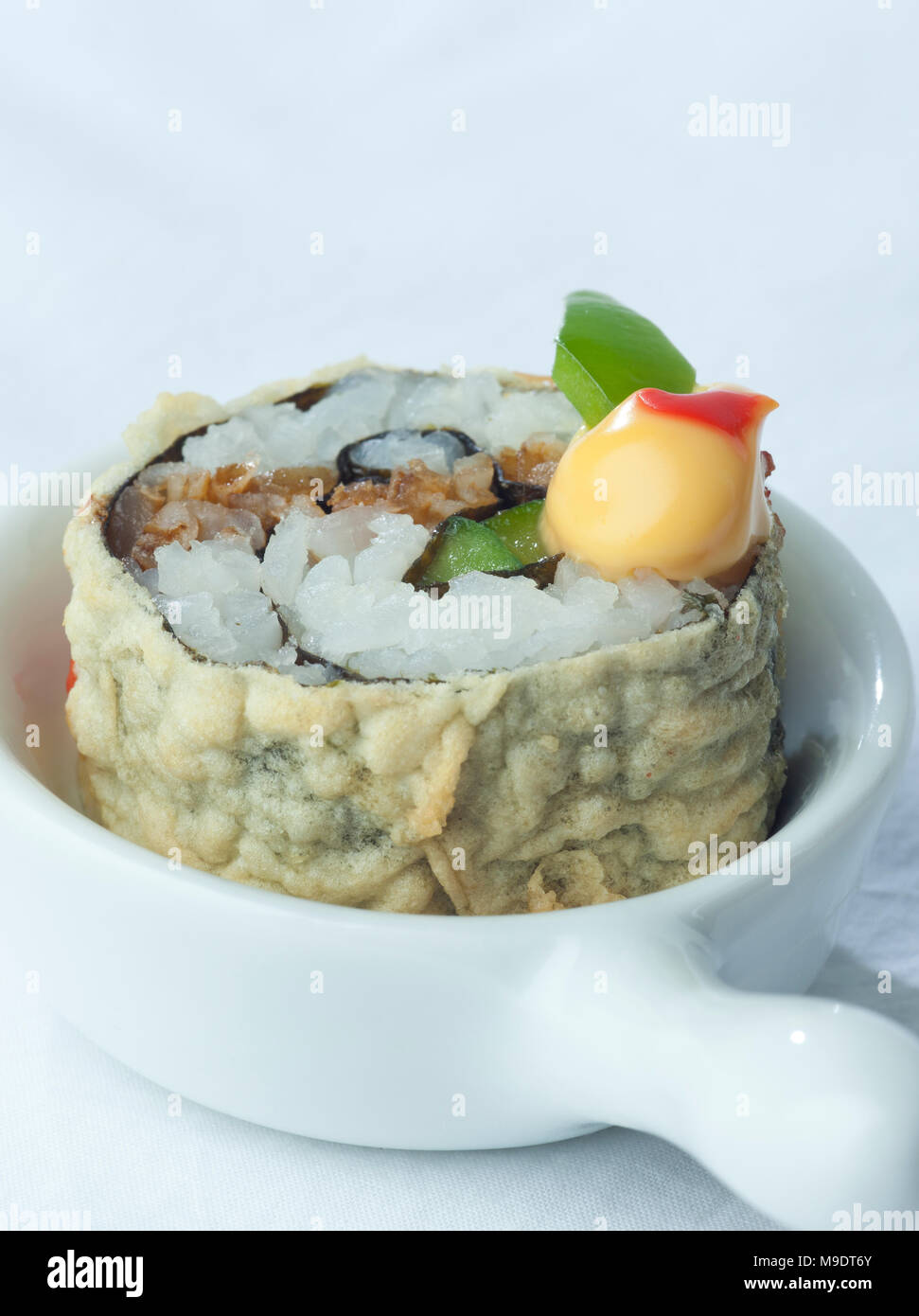 Piece shrimp sushi rice seafood hi-res stock photography and images - Alamy