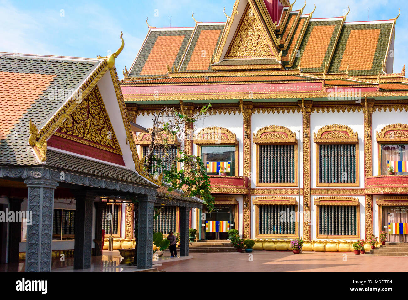 Beautiful traditional Cambodian building, Siem Reap, Cambodia Stock ...