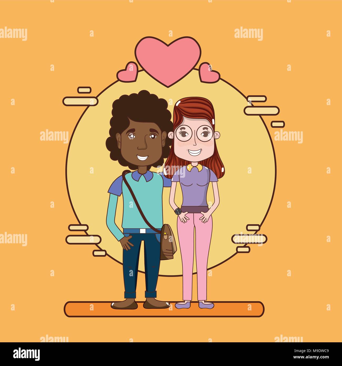 Cute and funny couple cartoons Stock Vector Image & Art - Alamy
