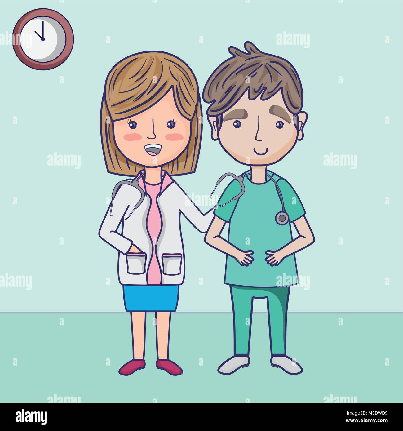 Funny doctors cartoons Stock Vector Image & Art - Alamy