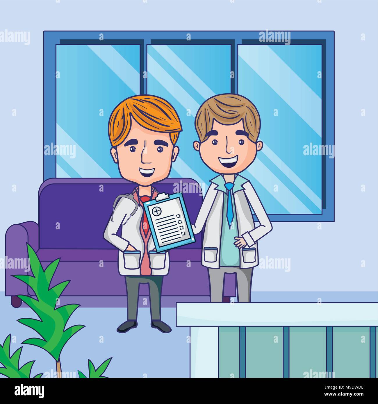 Funny doctors cartoons Stock Vector Image & Art - Alamy