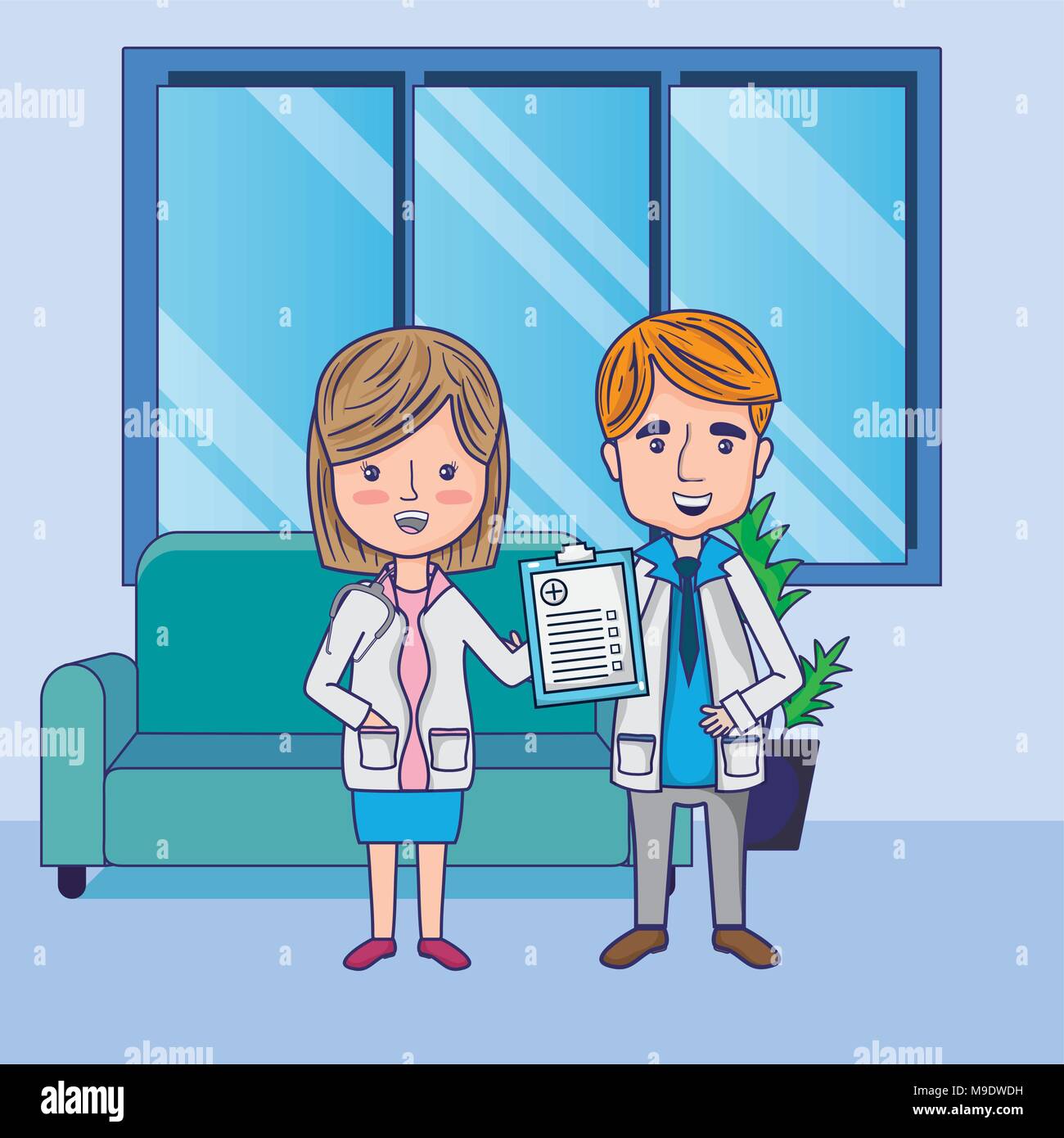 Funny doctors cartoons Stock Vector Image & Art - Alamy