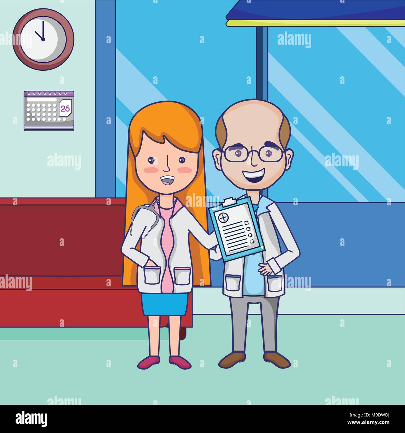 Funny doctors cartoons Stock Vector Image & Art - Alamy