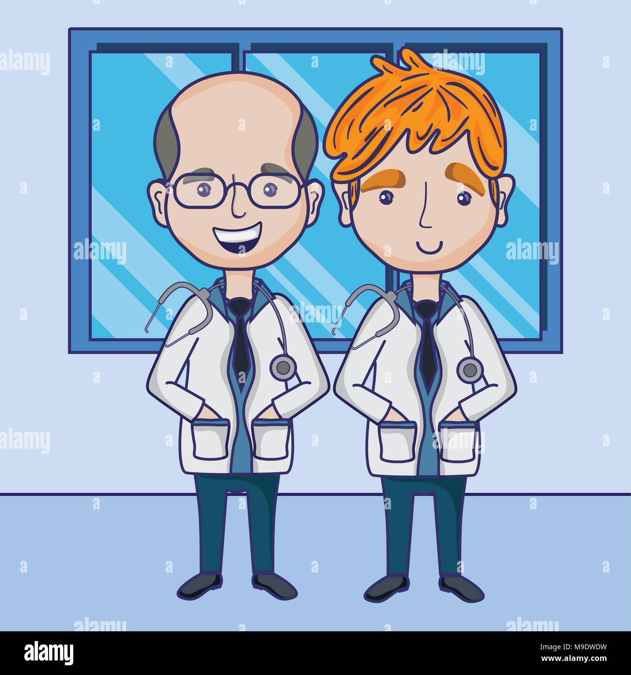 Funny doctors cartoons Stock Vector Image & Art - Alamy