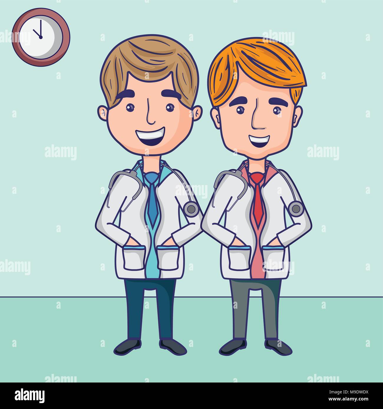 Funny doctors cartoons Stock Vector Image & Art - Alamy
