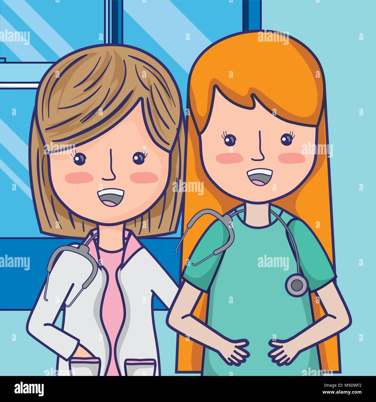 Funny doctors cartoons Stock Vector Image & Art - Alamy