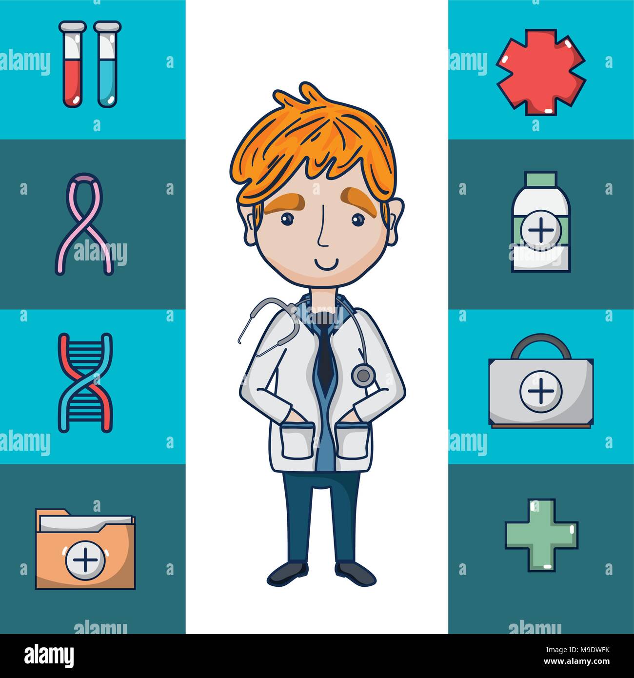 Caduceus medical symbol icon cartoon hi-res stock photography and ...