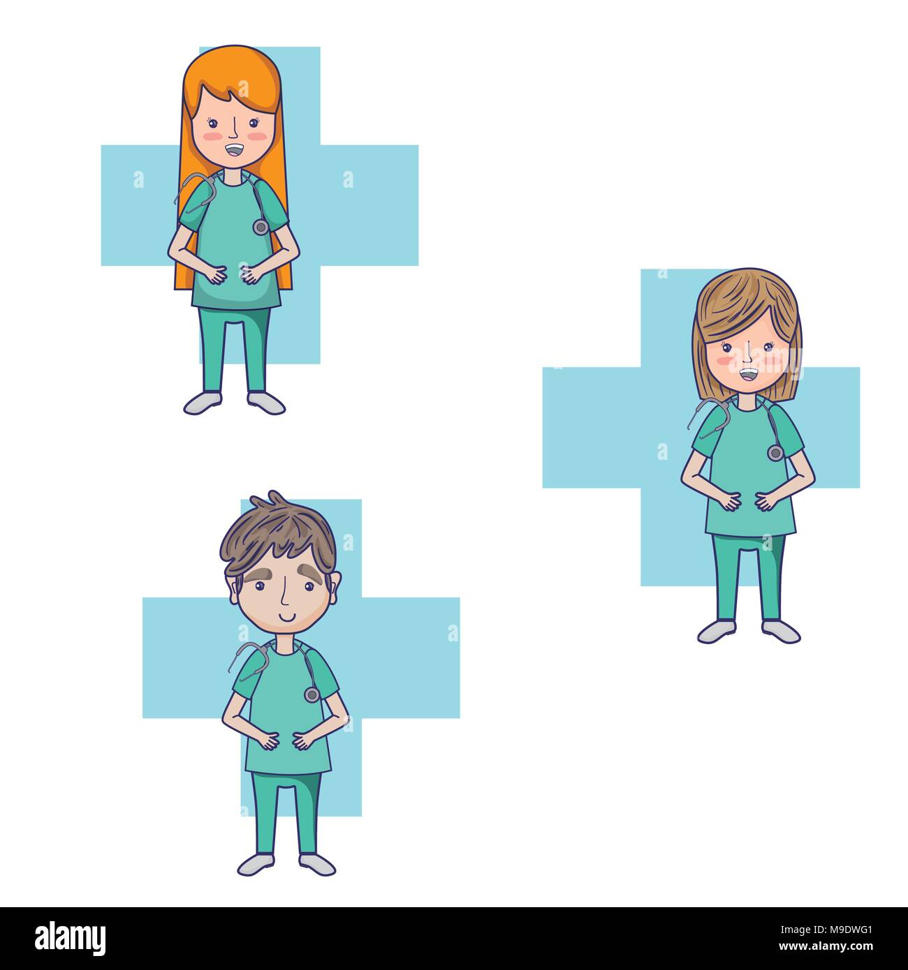 Doctors cartoons collection Stock Vector Image & Art - Alamy