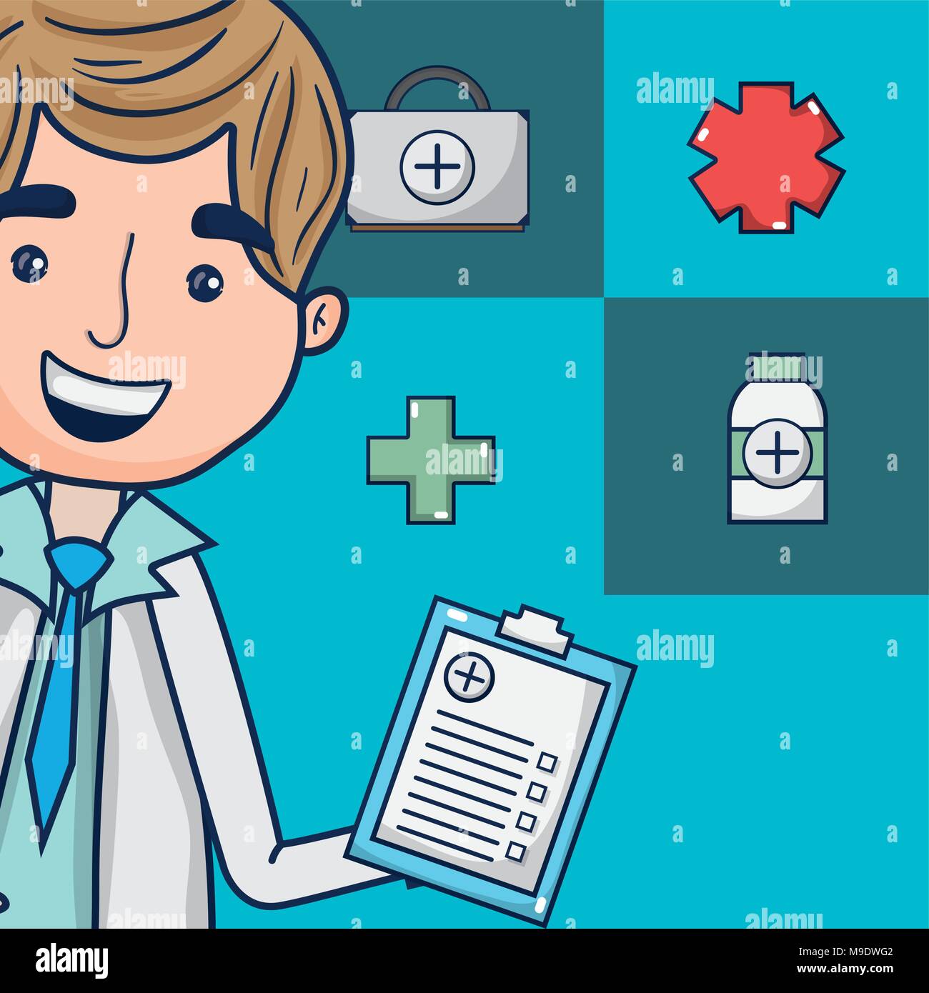 Caduceus medical symbol icon cartoon hi-res stock photography and ...