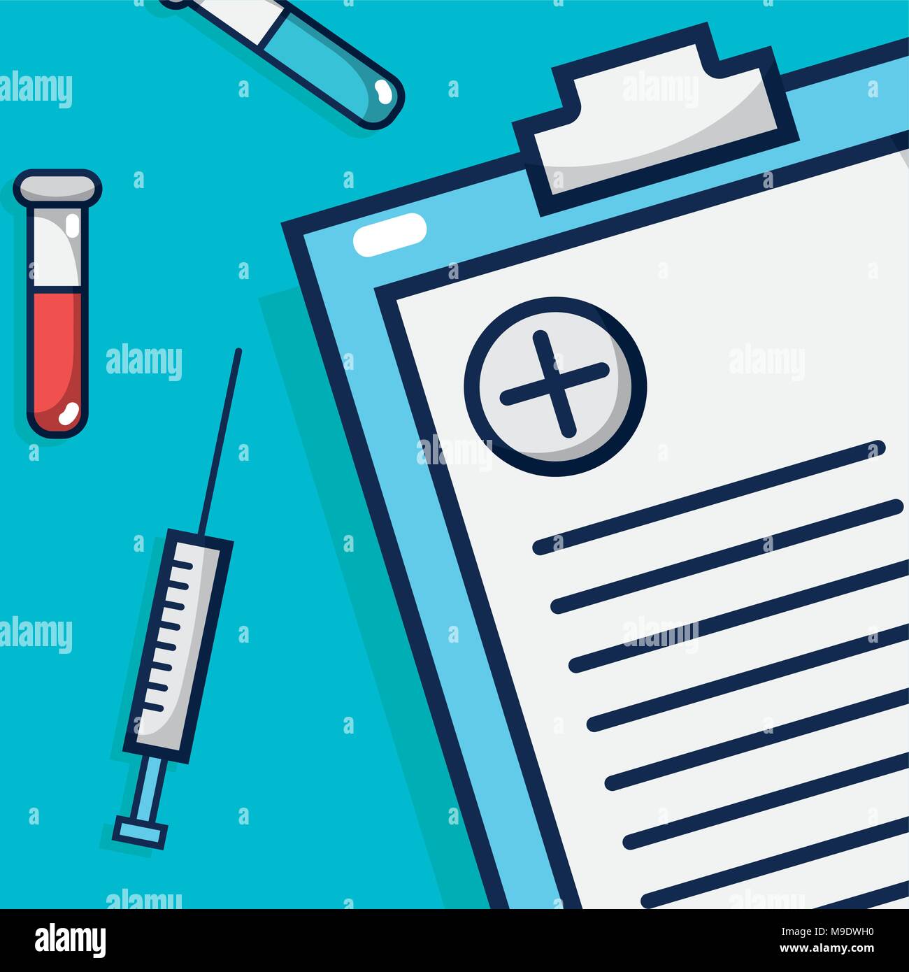 Medical document cartoon Stock Vector Image & Art - Alamy