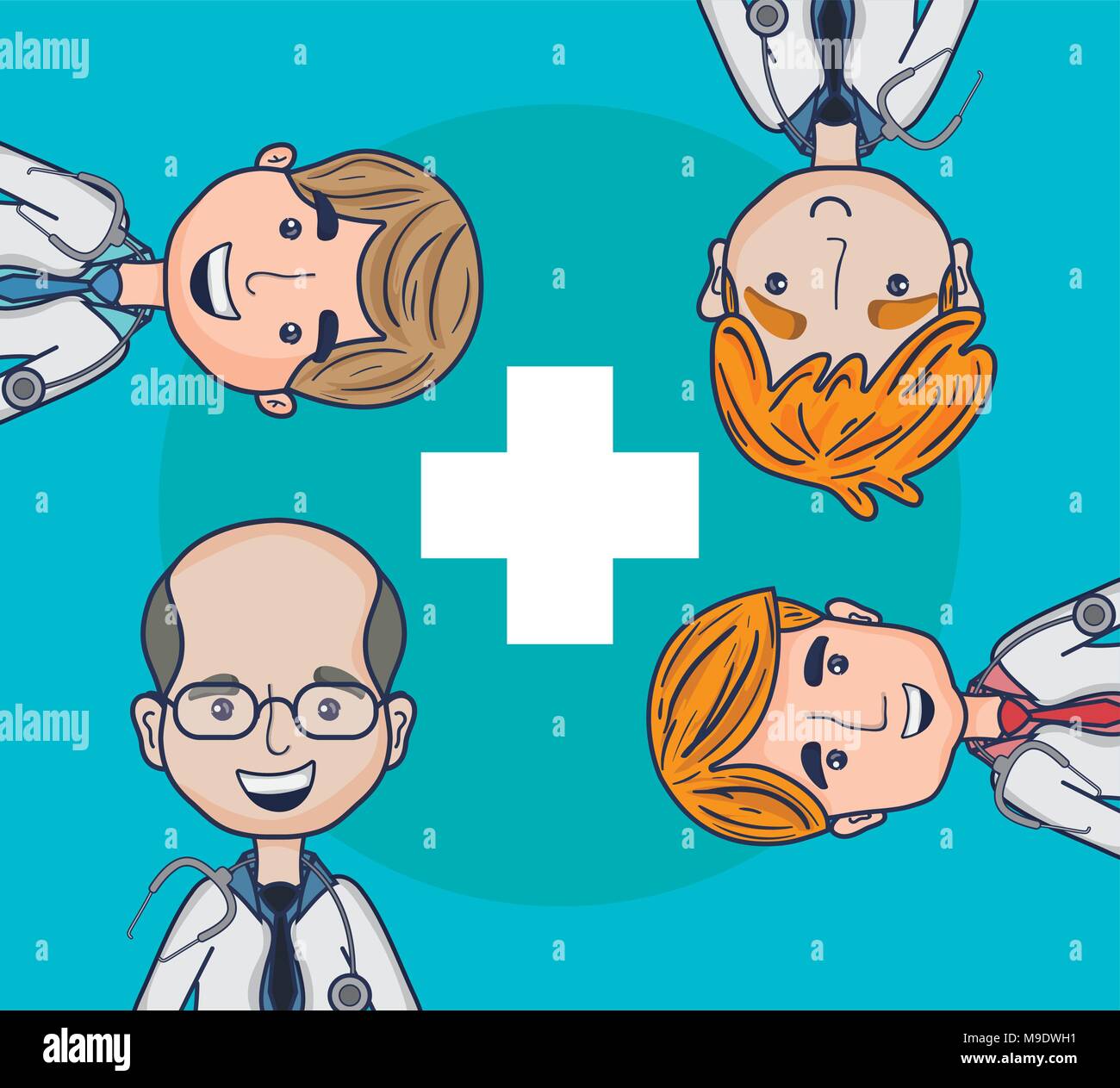 Doctors office cartoons hi-res stock photography and images - Alamy