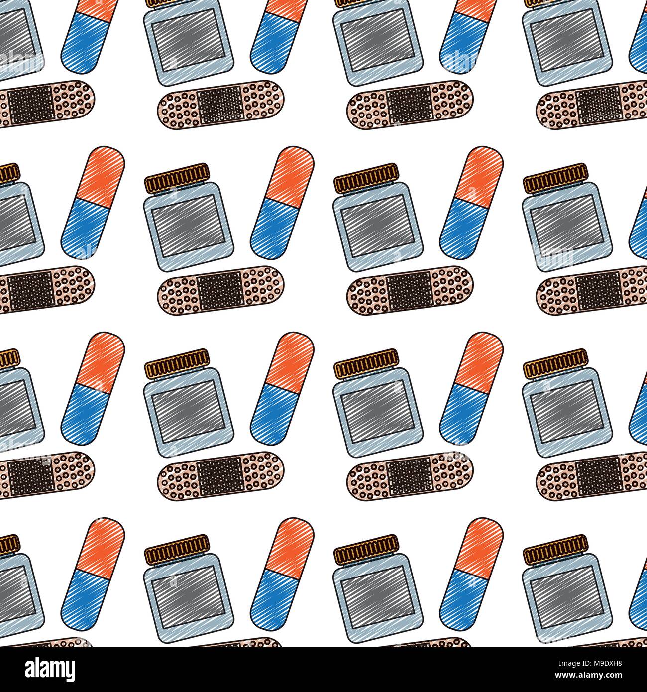 First aid kit doodle Stock Vector Images - Alamy