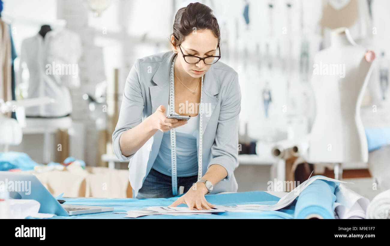 Dressmaker with photos of clothes hi-res stock photography and images ...