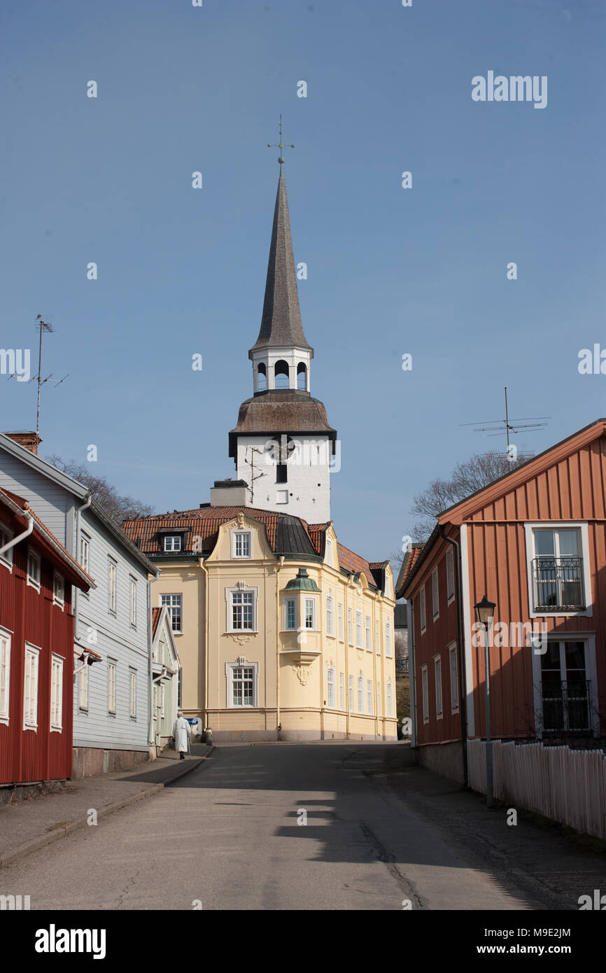 Mariefred Church, Mariefred (Sweden Stock Photo - Alamy