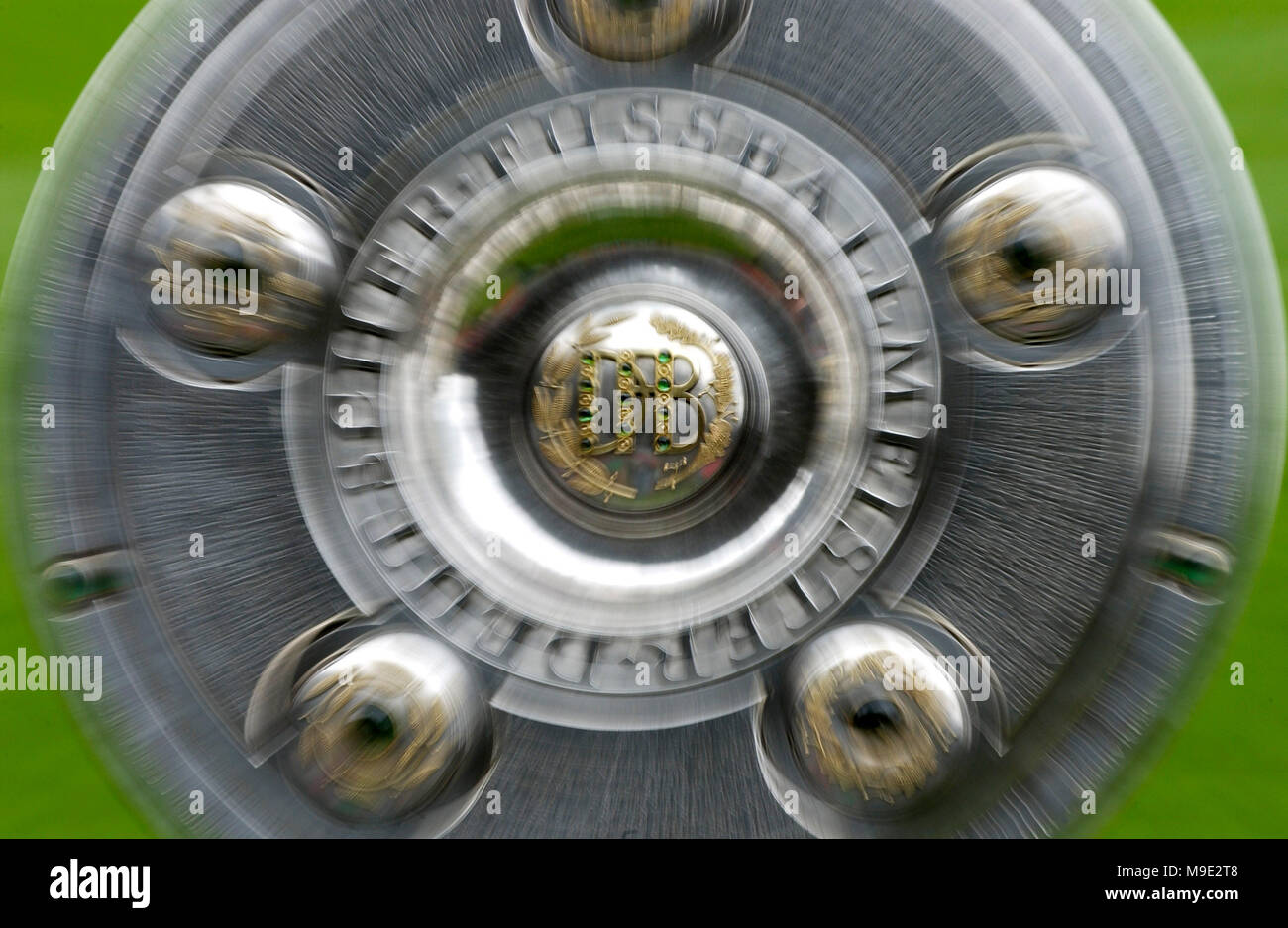 German football Bundesliga championship trophy Stock Photo - Alamy