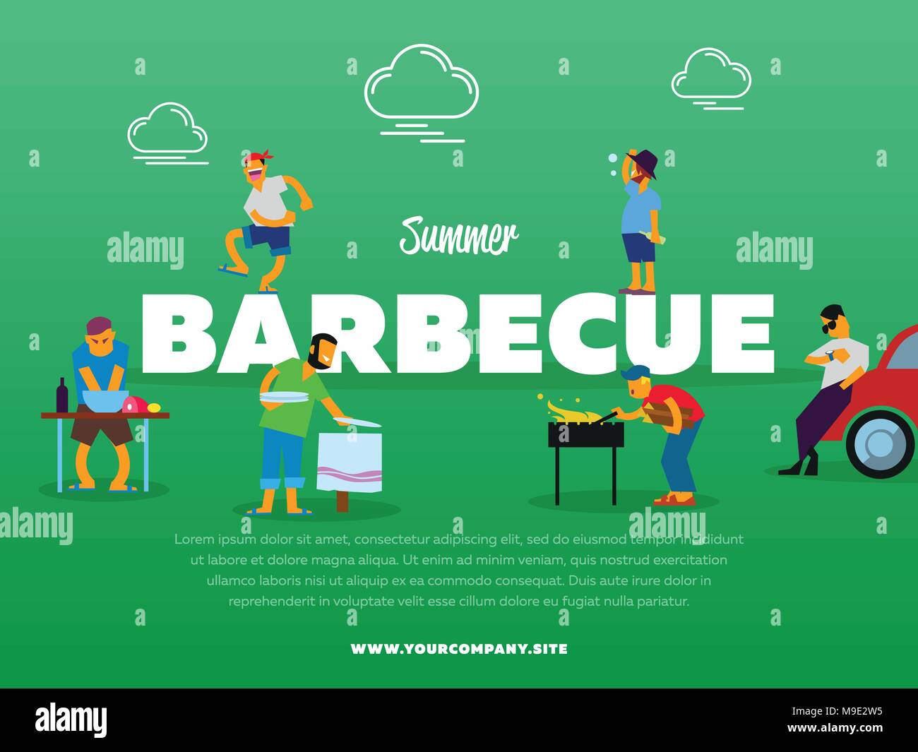 Friends people outside in Stock Vector Images - Alamy