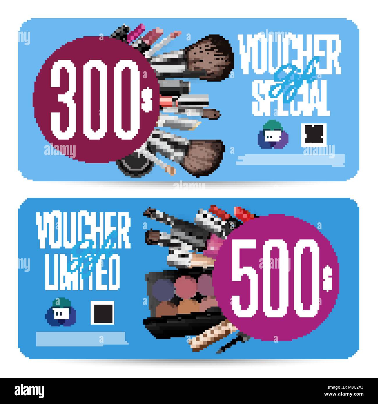 Gift woman makeup Stock Vector Images - Alamy