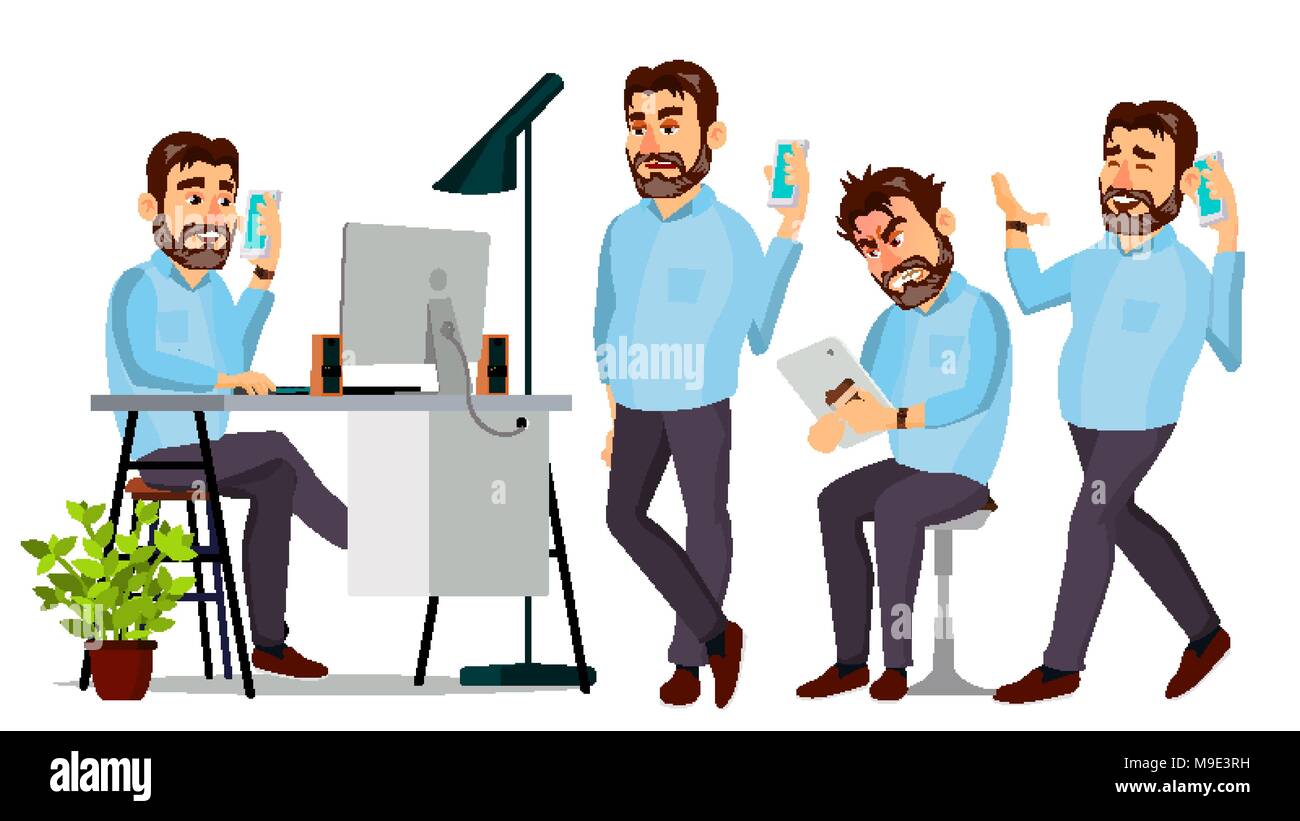 Start up work environment Stock Vector Images - Alamy