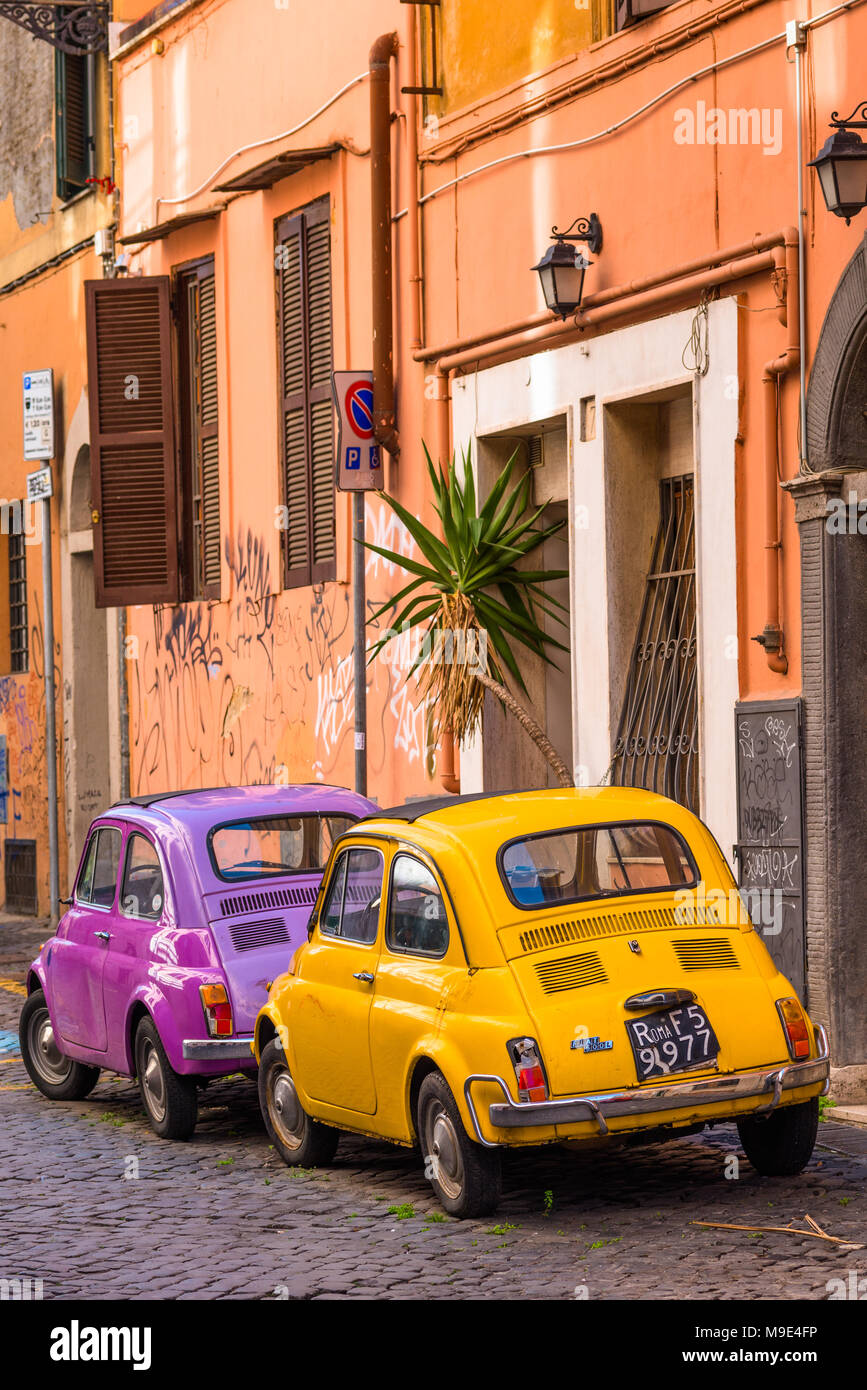 Fiat 500 side and rear view hi-res stock photography and images - Alamy