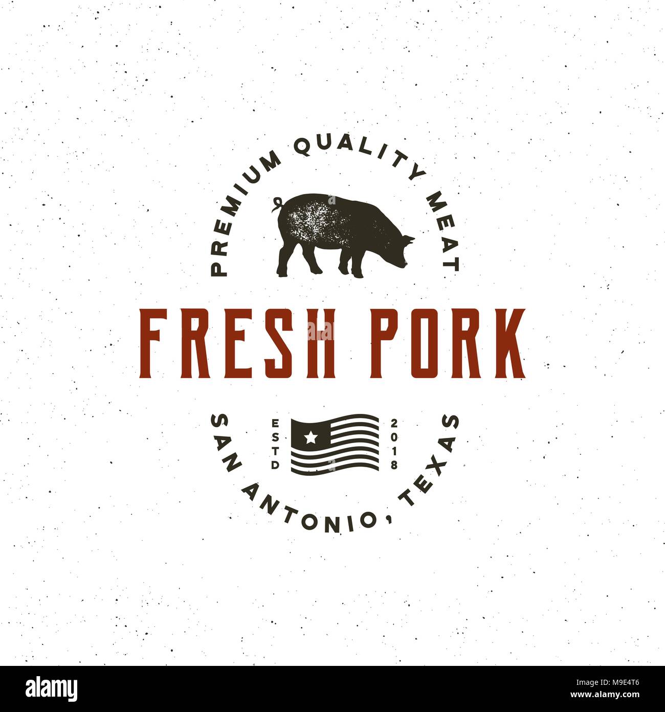 Rural meat production Stock Vector Images - Alamy